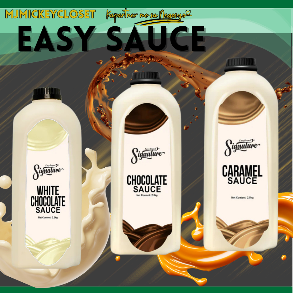 Easy Brand Sauces Caramel White Chocolate Condensed For Milk and Coffee ...
