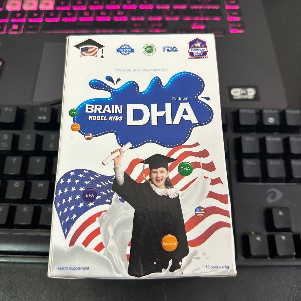 [ Genuine ] DHA BRAIN KID develops brain, memory, supplements nutrients ...