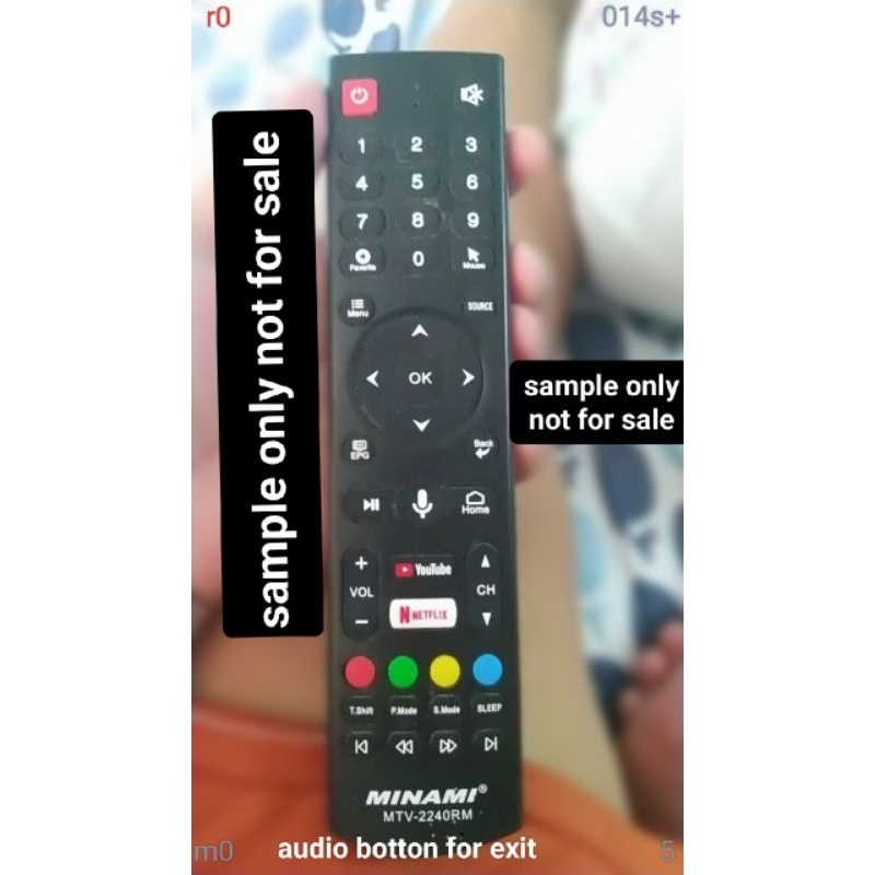 minami smart tv remote (universal)100% na gagana sa tv mo | Shopee ...