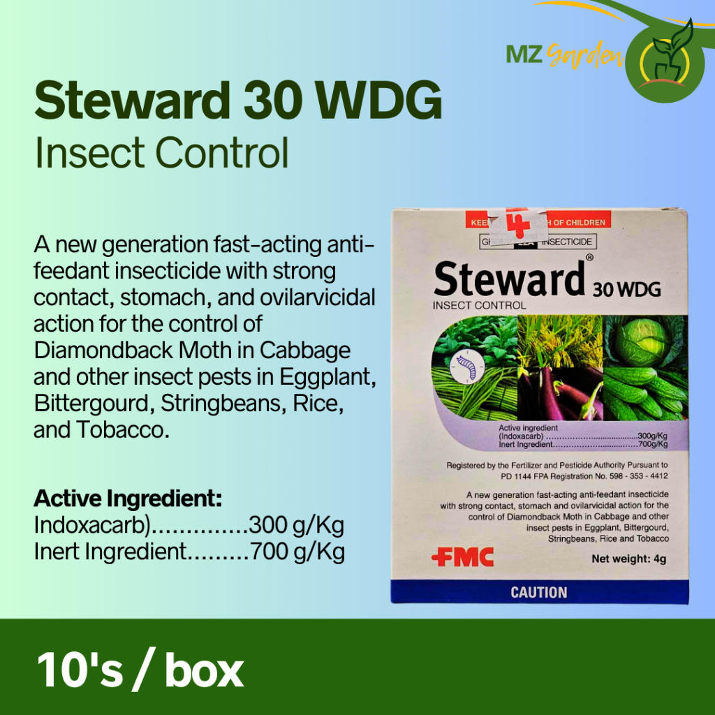 FMC Steward 30WDG Insect Control (10's/box) | Shopee Philippines