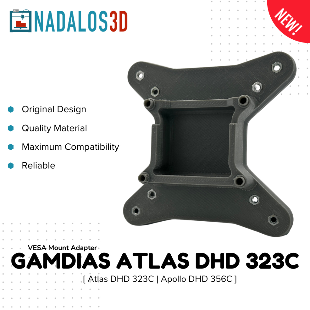[Nadalos 3D] VESA Mount Adapter - Gamdias Apollo DHD 356C | Atlas 323C ...
