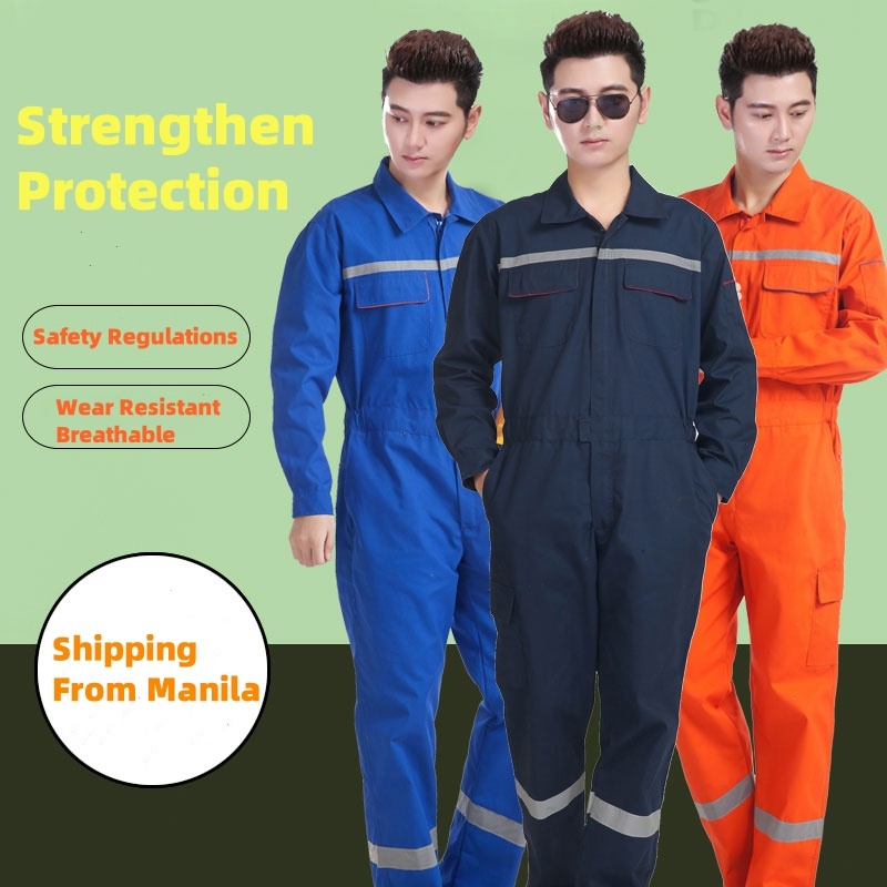 Labor Reflective Work Coveralls For Men and Women Safety Jacket Set ...