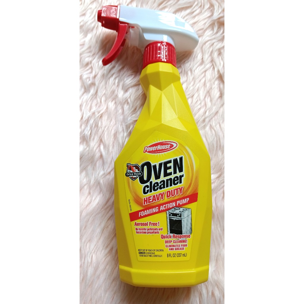 Powerhouse Oven Cleaner Heavy Duty Foaming action pump 237ml | Shopee ...