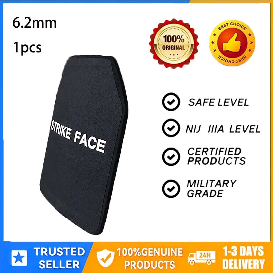 6.2mm Bulletproof Safe Level PE NIJ IIIA III IV Stand Bulletproof Plate ...