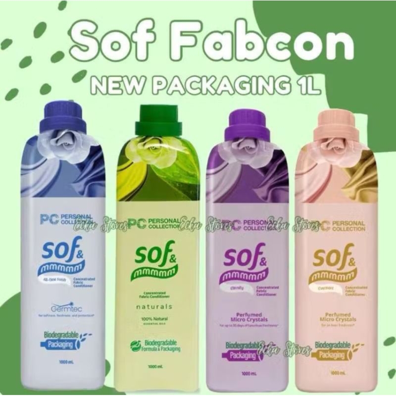 PC SOF Fabcon 1Liter & Tuff Plaid 800g | Shopee Philippines
