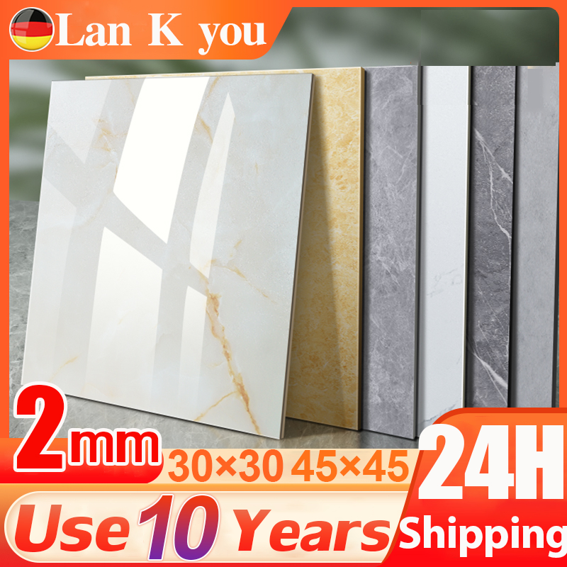 【Lowest Price】30x30cm Tiles Sticker Waterproof Floor Stickers Vinyl ...