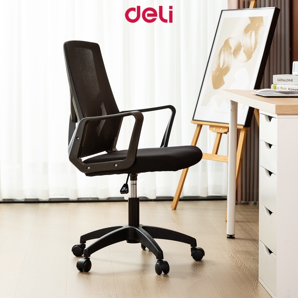 Deli Study Office Chair Mesh Breathable Ergonomics Chair With Armrest ...