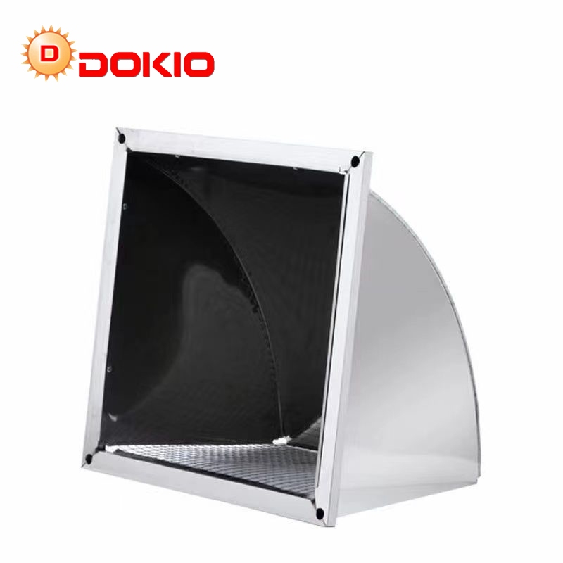 DOKIO Stainless Steel Ventilation Exhaust Fan Rain Cover Fan Windproof ...