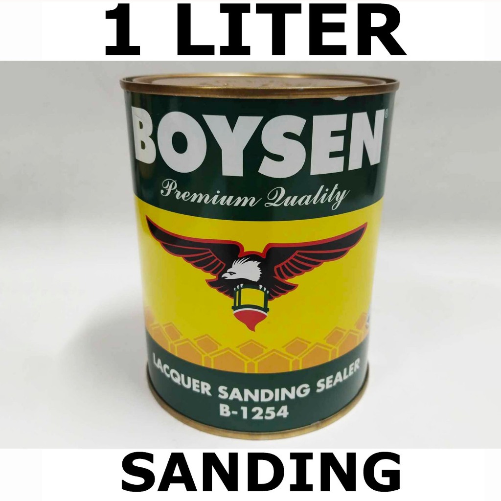 ( 1 LITER ) BOYSEN LACQUER SANDING SEALER B-1254 === 1 LITER | Shopee ...