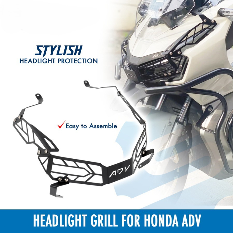 Honda Motorcycle ADV150 V1/ ADV 160 V2 headlight grille cover alloy ...