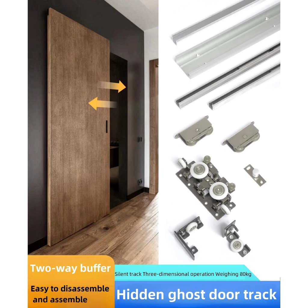 concealed hinges barn door slide track Soft Closing Interior Wall Barn ...