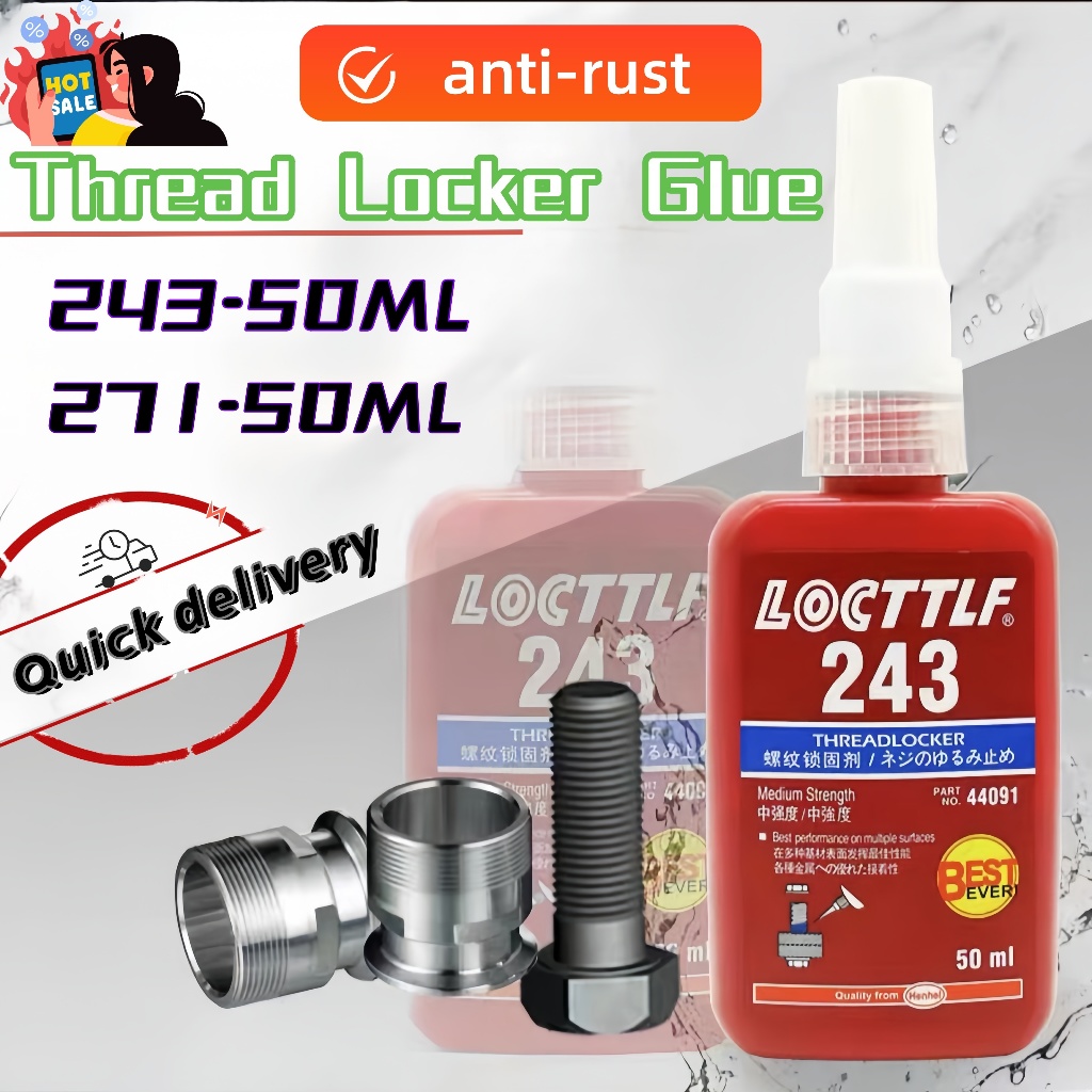 Thread Locker/Screw Glue/Thread Sealant 50ml | Shopee Philippines