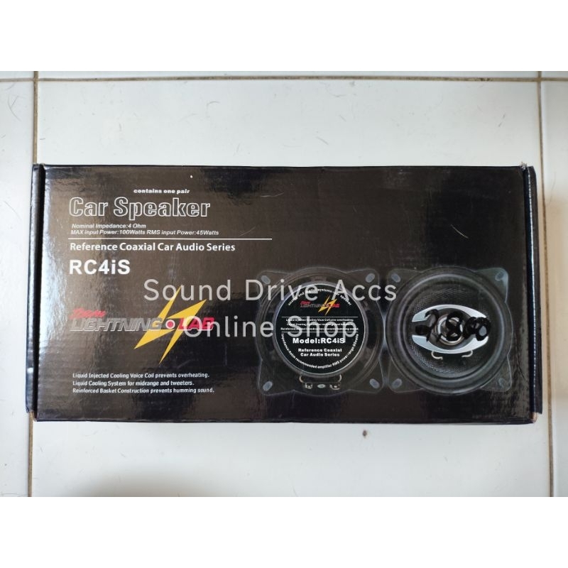 Team Lightning Lab RC4iS 4" Coaxial Speaker | Shopee Philippines