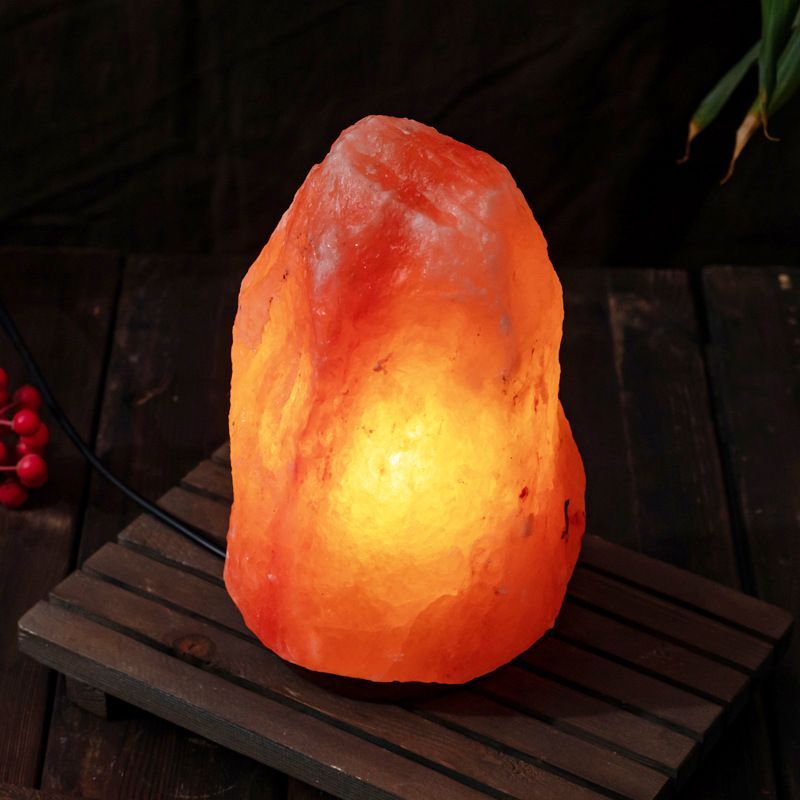 JSL Salt Lamp Himalayan Crystal Salt Lamp Natural Rock Lamp Bedhead ...