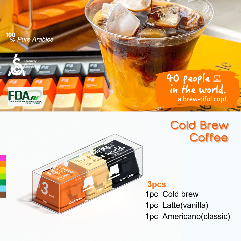"40 People in the World"instant coffee, F5 cold brew coffee 3pcs per ...