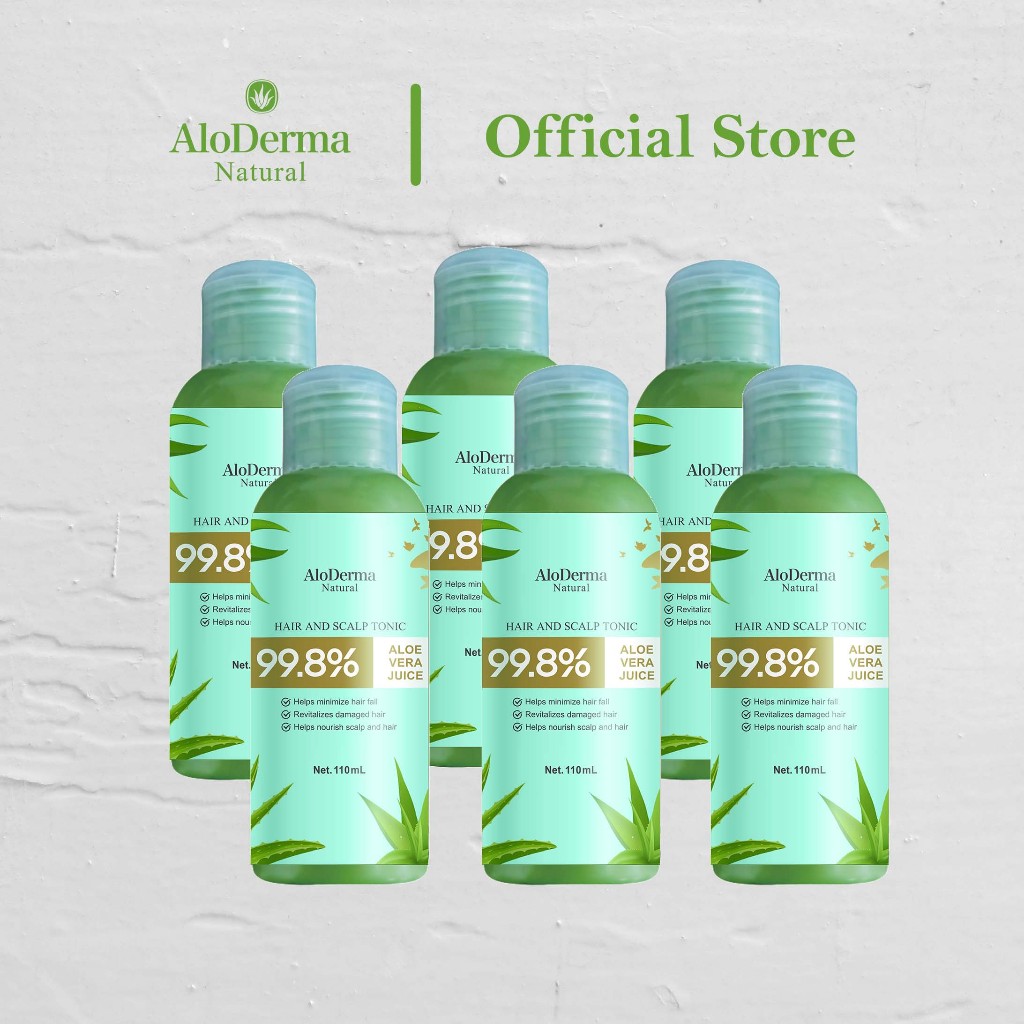 ALODERMA Hair and Scalp Tonic 110ml 6pcs | Shopee Philippines