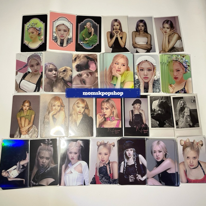 [ONHAND] BLACKPINK ROSE PC PHOTOCARD POB THE ALBUM BORN PINK 2021 2022 WELCOMING COLLECTION ...