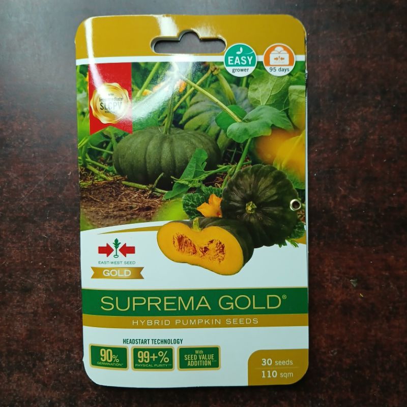 SUPREMA GOLD F1 (30 SEEDS) HYBRID SQUASH / KALABASA FOR PLANTING BY ...