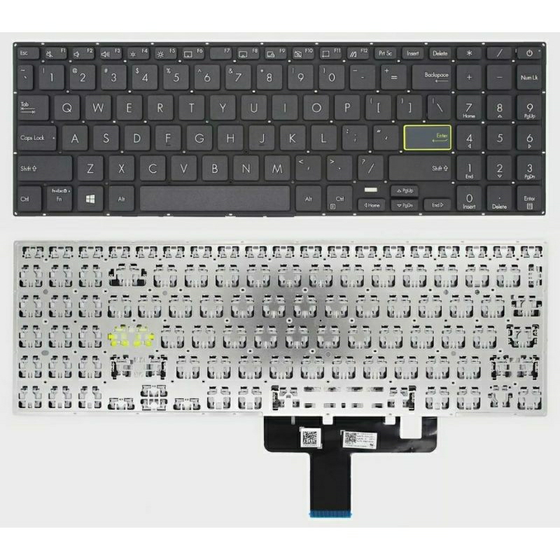 Asus VivoBook - 15 S533 X513 M513 M5600IA E510 Laptop Keyboard Black ...