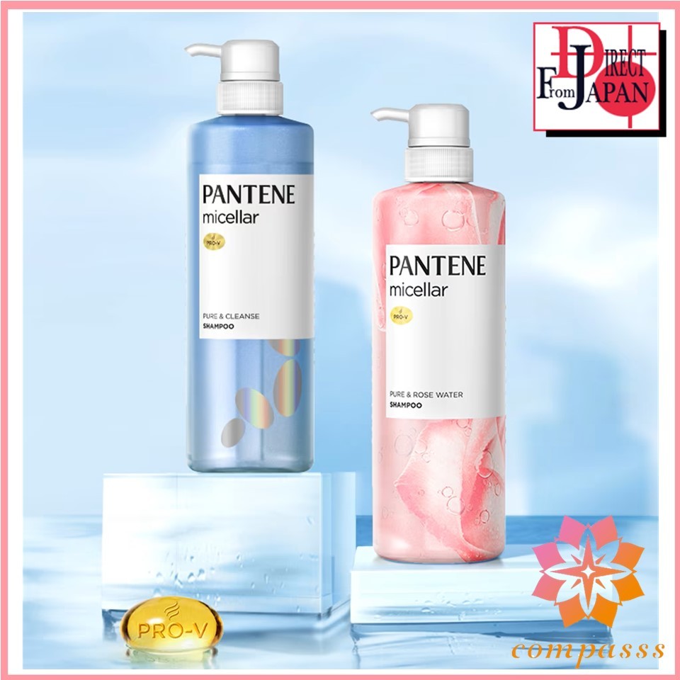Pantene Micellar Pure & Cleanse/Pure & Rose Shampoo 500ml ...