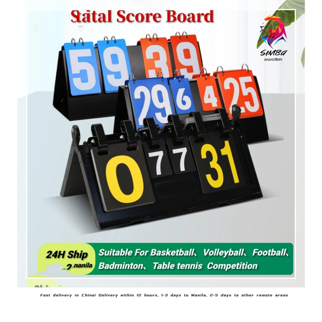 4/6 Digital Score Board Basketball Volleyball Table Tennis Scoreboard ...