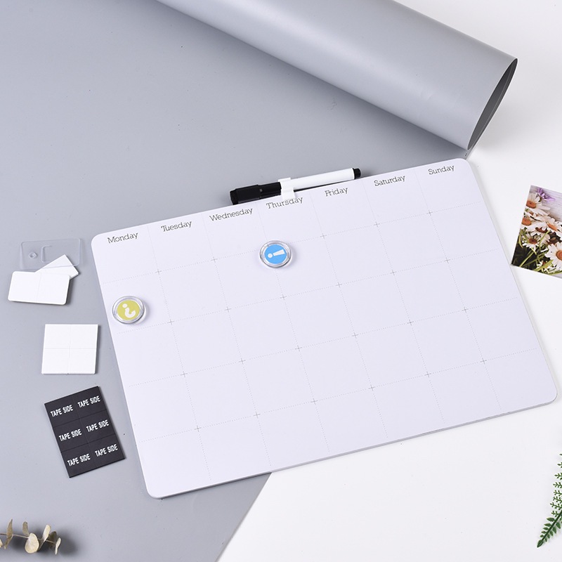 Erasable whiteboard week memo writing whiteboard magnetic | Shopee ...