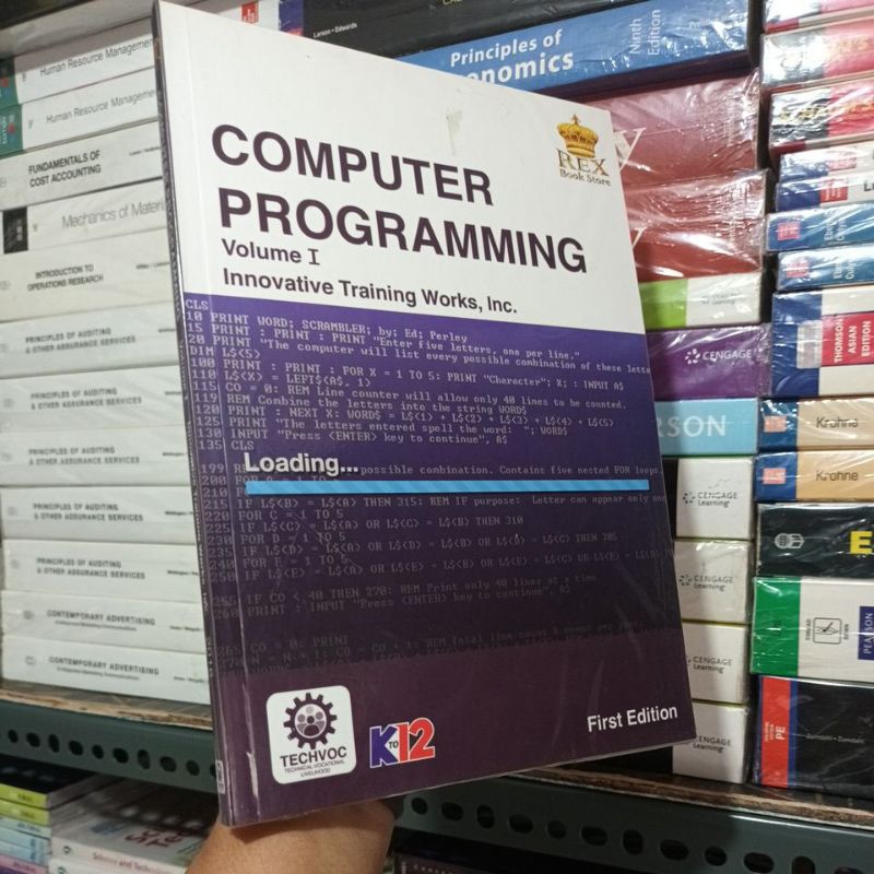 COMPUTER PROGRAMMING VOLUME 1 1ST EDITION ( BRAND NEW ) | Shopee Philippines