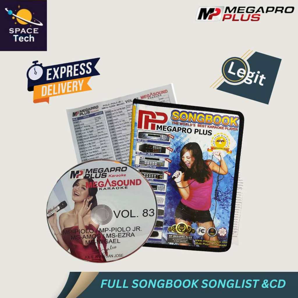 Original Megapro Plus Songbook/Songlist/Volume 83 CD for MP-100 Piolo ...