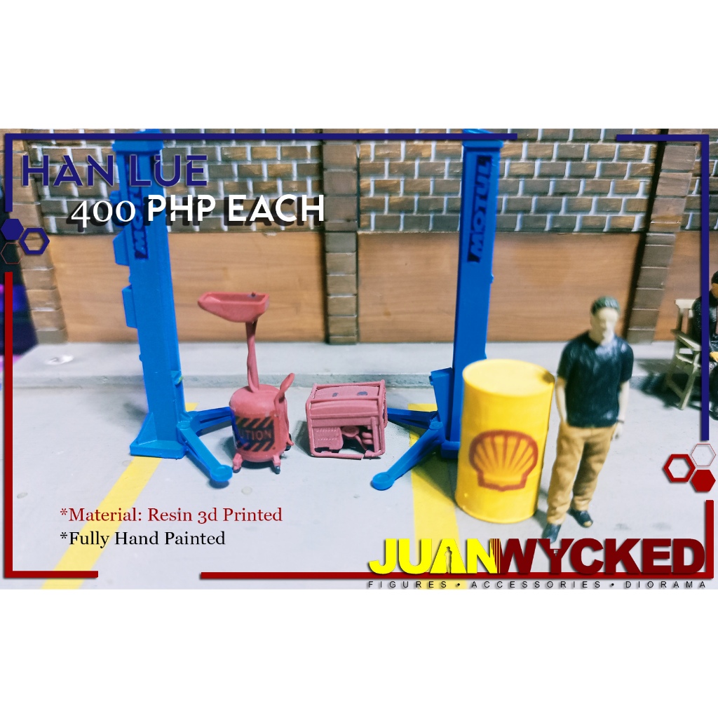 1:64 Car Lifter Set - JuanWycked 3d | Shopee Philippines