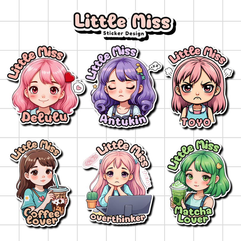 Little Miss Vinyl Stickers with Phototop | Shopee Philippines