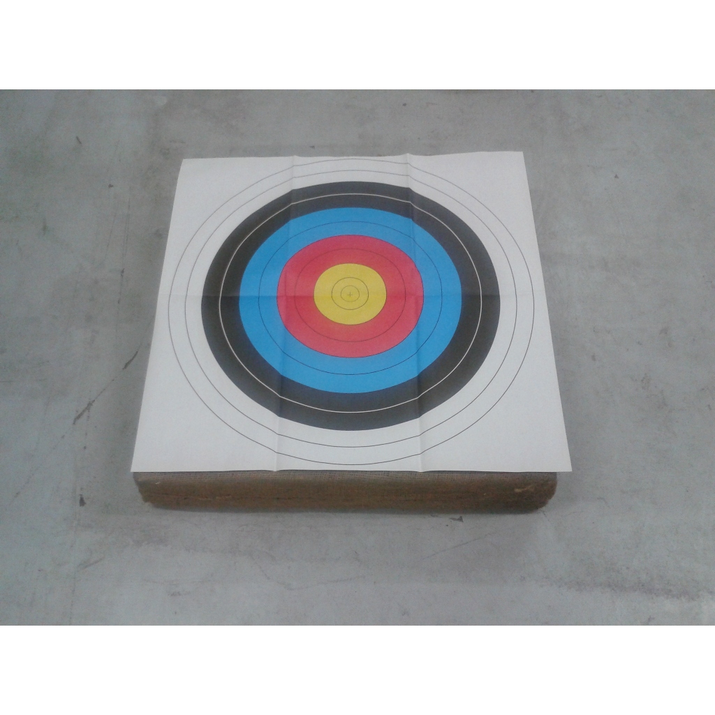Target Paper Archery Target Paper 60x60 cm Olympic Standard | Shopee ...