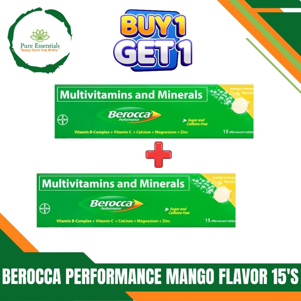 BEROCCA Performance Multivitamins + Minerals Effervescent Tablets ...