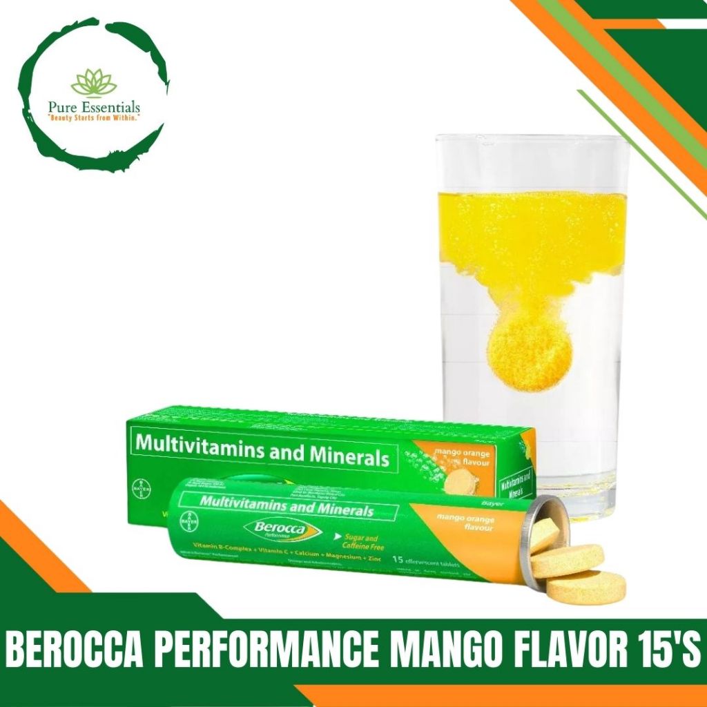 BEROCCA Performance Multivitamins + Minerals Effervescent Tablets ...