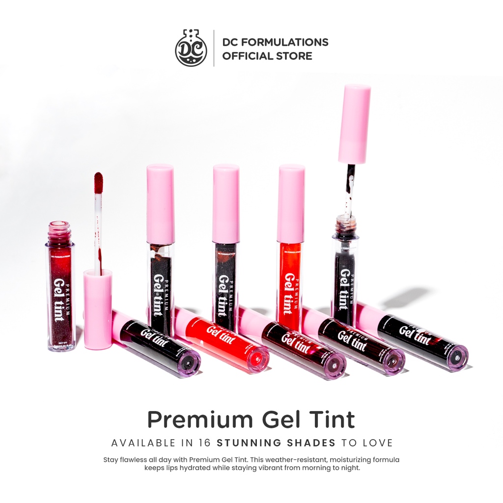 Premium Gel Tint 3mL [Chubby LipGloss Tube] - DC Formulations | Shopee ...