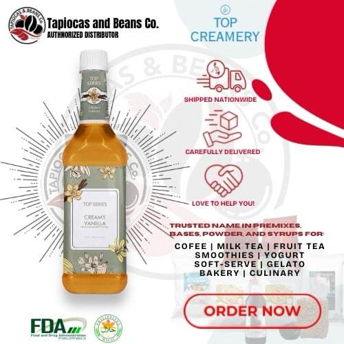 Top Series Creamy Vanilla Syrup | Shopee Philippines