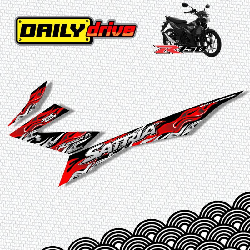 SUZUKI RAIDER 150 FI LATEST FIRE DECAL DESIGN | Shopee Philippines