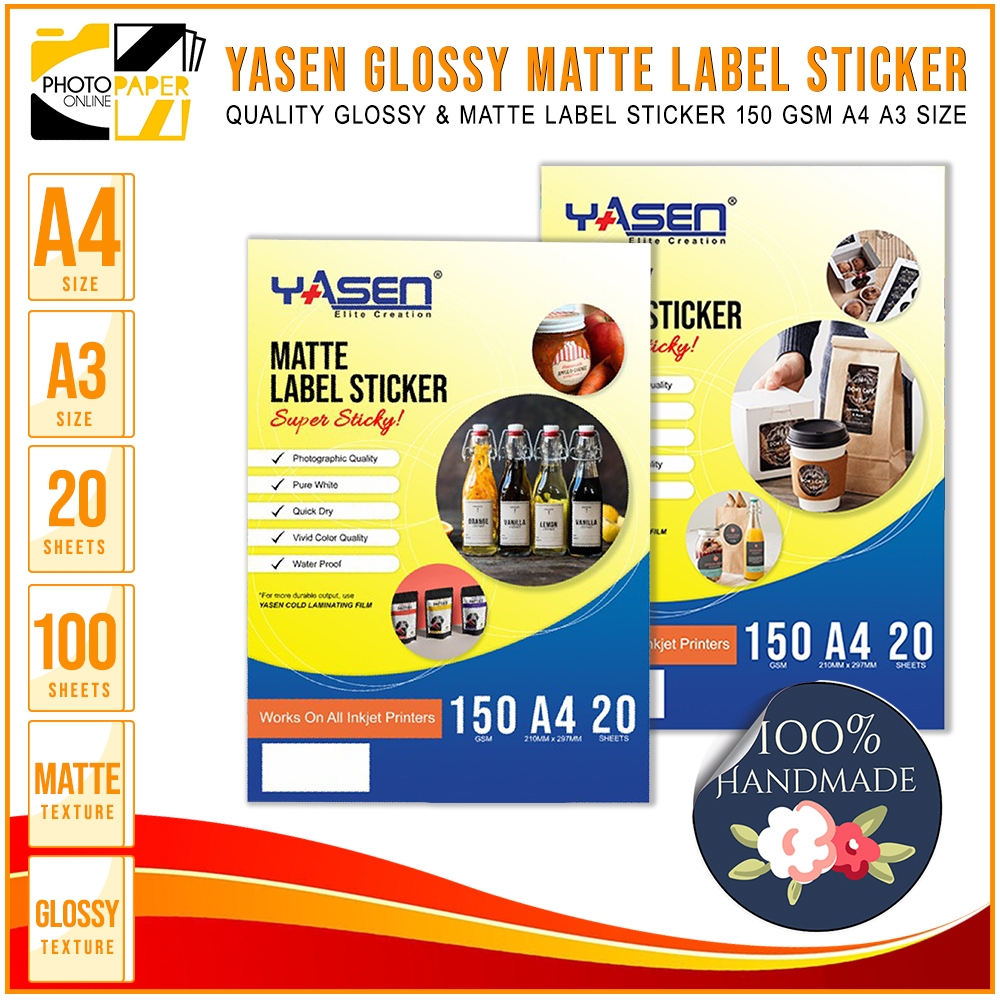 Shop matte sticker paper for Sale on Shopee Philippines