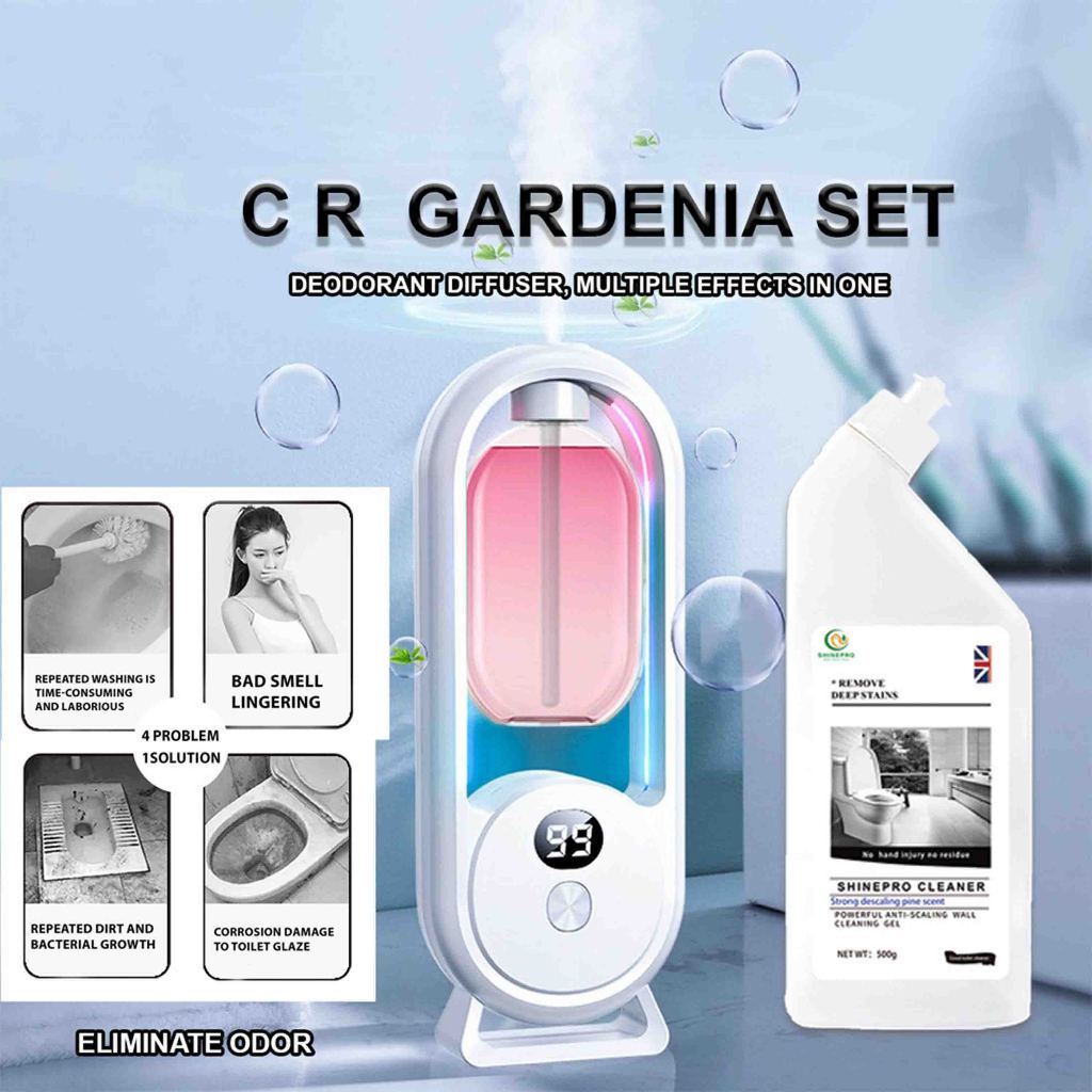 B1T1 Toilet Cleaner + Diffuser Set, Freshness, Cleanness, Antibacterial ...