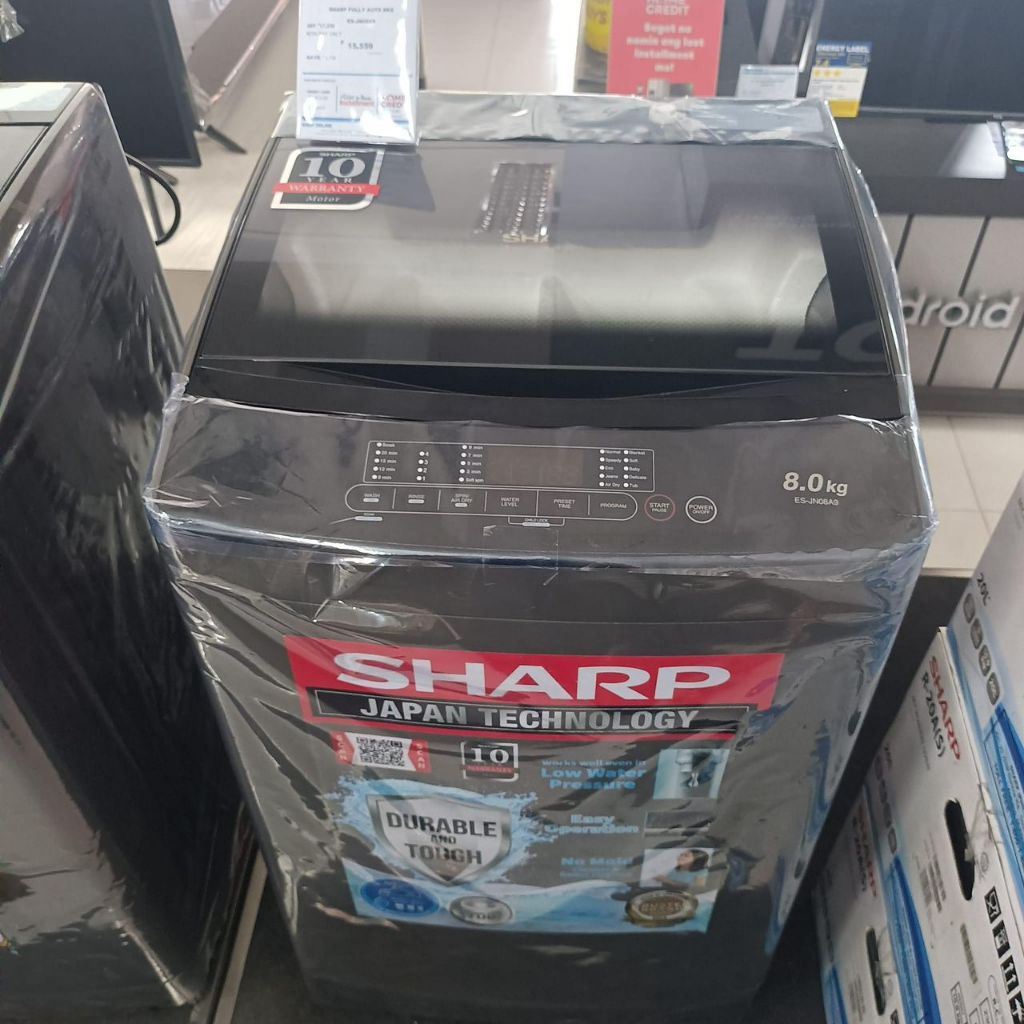brand new sharp 10.5kg top load washing machine | Shopee Philippines