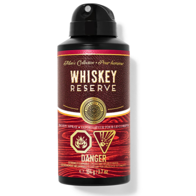 BBW Whiskey Reserve Men's Body Spray | Shopee Philippines