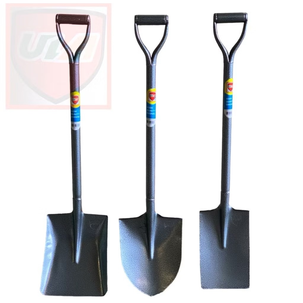 ULA METAL STEEL SHOVEL PALA (Pointed & Flat & Spade Type) | Shopee ...