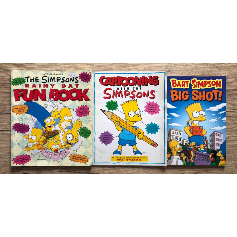 Assorted The Simpsons Books, Comics, and Activity Books by Matt ...