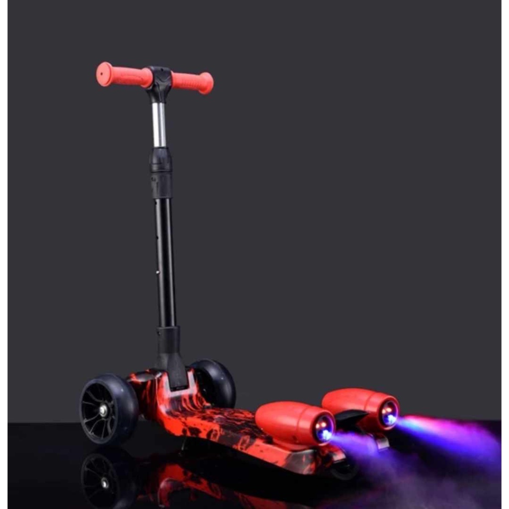 Three-Wheel Scooter, The Rear of Spray, Color Headlight, Adjustable ...