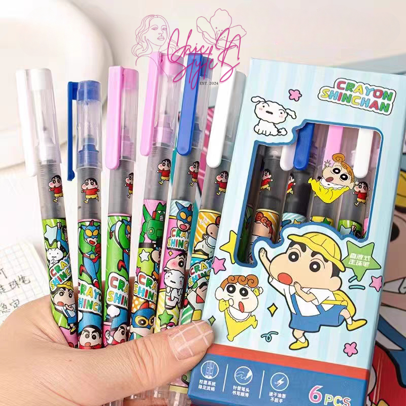 CNS' shinchan 0.5 signpen kawaii anime cartoon school office supplies ...