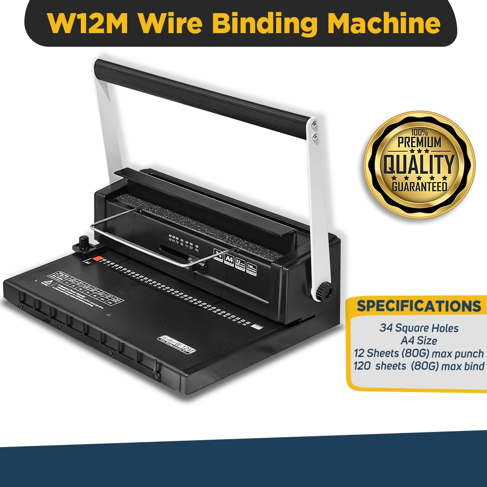 Wire Binding Machine A4 （Q-W12M） | Shopee Philippines