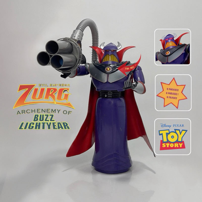 disney pixar emperor zurg talking action figure | Shopee Philippines