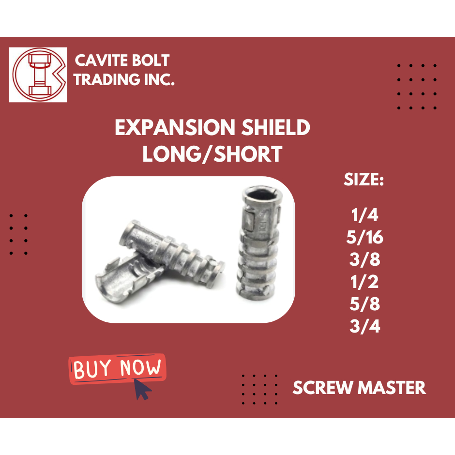 EXPANSION SHIELD LONG 5/PCS/PACK | Shopee Philippines