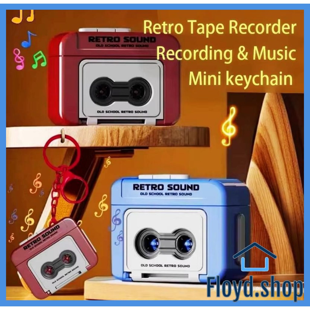 Retro Mini Recorder Portable Fun Music Box with Sound Decompression ...