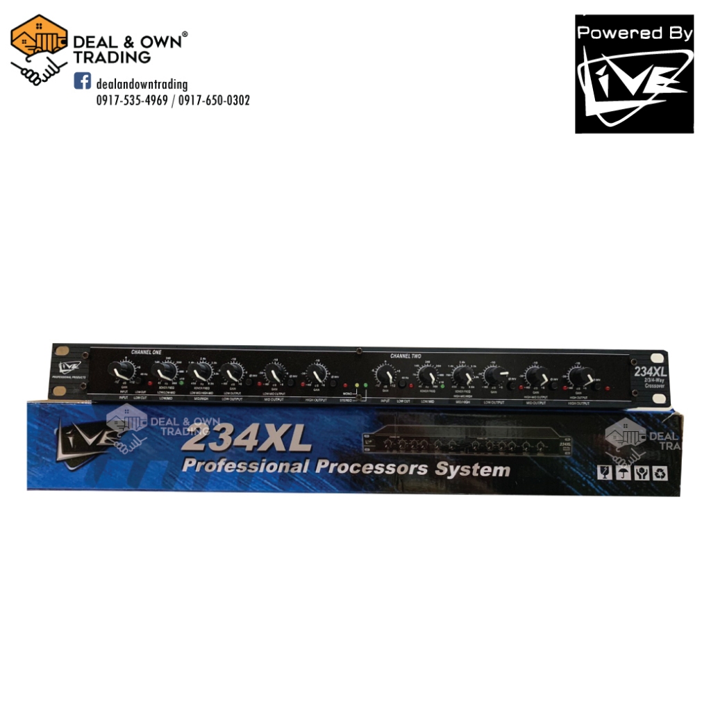 Live 234XL Stereo 2/3 Way, Mono 4 Way Crossover System Plug In (FULL ...
