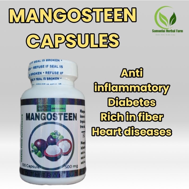 MANGOSTEEN CAPSULES (100caps.500mg) | Shopee Philippines